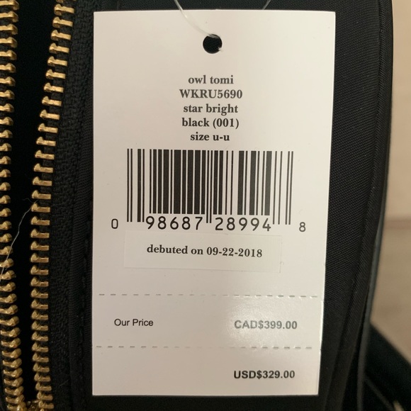 kate spade | Bags | Nwt Kate Spade Owl Tomi Mini Backpack Black | Poshmark